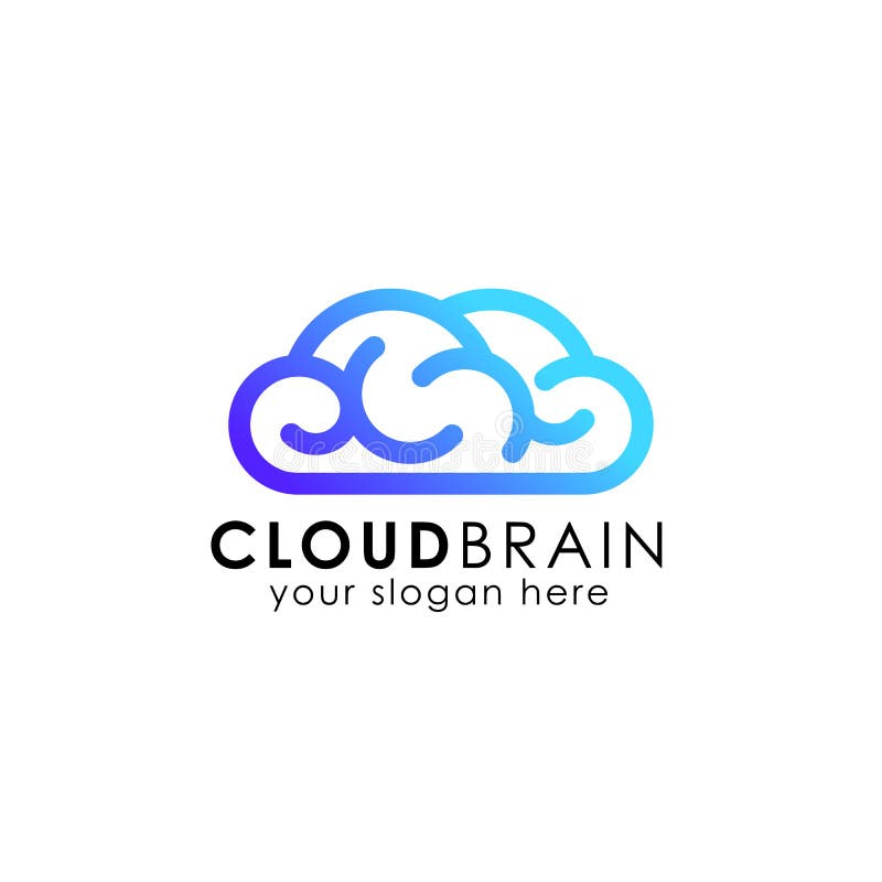 Cloud Brain Computer Concept Stock Vector - Illustration of ... Cloud Brain Computer Concept Stock Vector - Illustration of ...