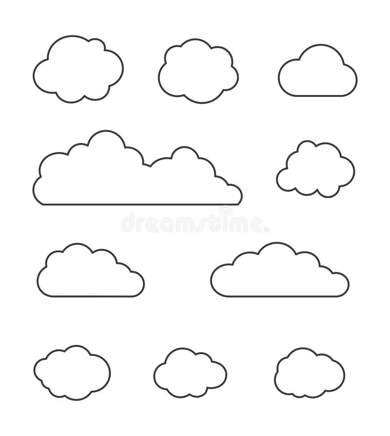 Cloud bubble icon stock vector. Illustration of flat - 330520505