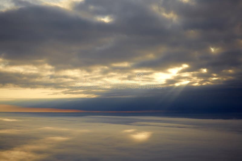 Cloud and burst sunshine stock photo. Image of sunshine - 109729680