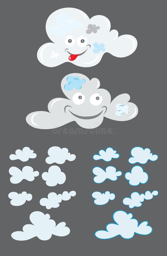 Cloud cartoon stock vector. Illustration of vector, graphic - 43827458