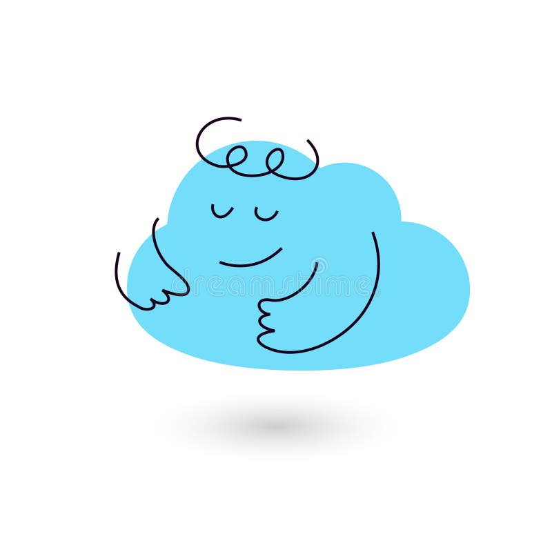 Sun Sleeping Cloud Cartoon Stock Illustrations – 267 Sun Sleeping Cloud ...