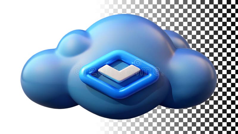 Cloud with Checkmark, Cloud Verified, Cloud Approved, Success Cloud ...