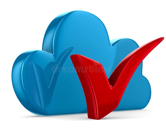 Cloud Checkmark Icon Stock Illustrations – 1,139 Cloud Checkmark Icon ...