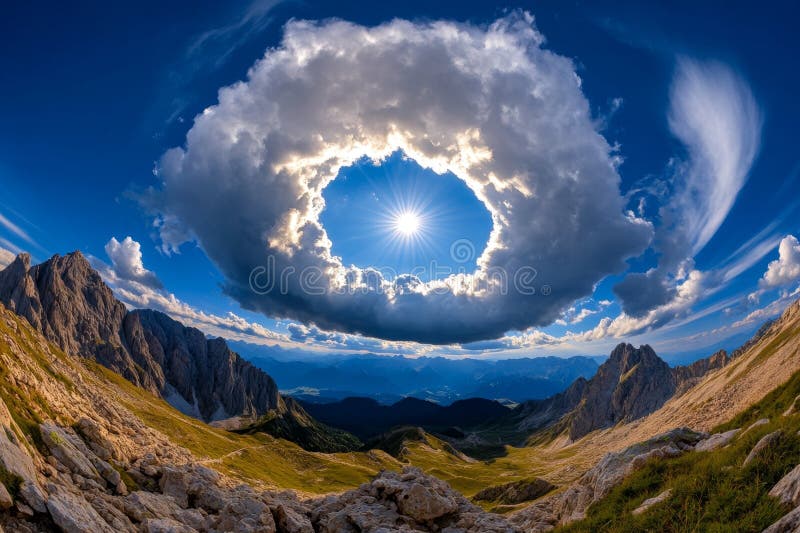 Cloud Cinematic Epicness is Captured in a Wide-angle Shot of Clouds ...