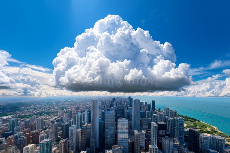 Cloud Cinematic Motion is Captured in a Time-lapse Sequence Showing ...