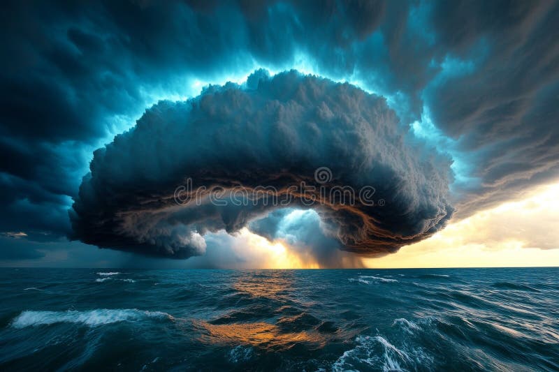 Cloud Cinematic Rolling Clouds are Showcased in a Realistic Photo of a ...
