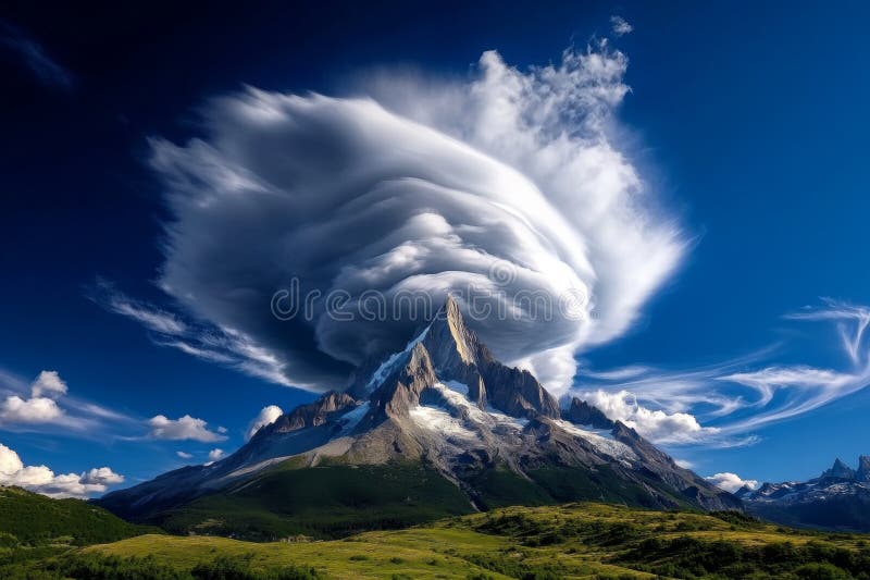 Cloud Cinematic Swirling Motion is Captured in a Time-lapse Sequence of ...