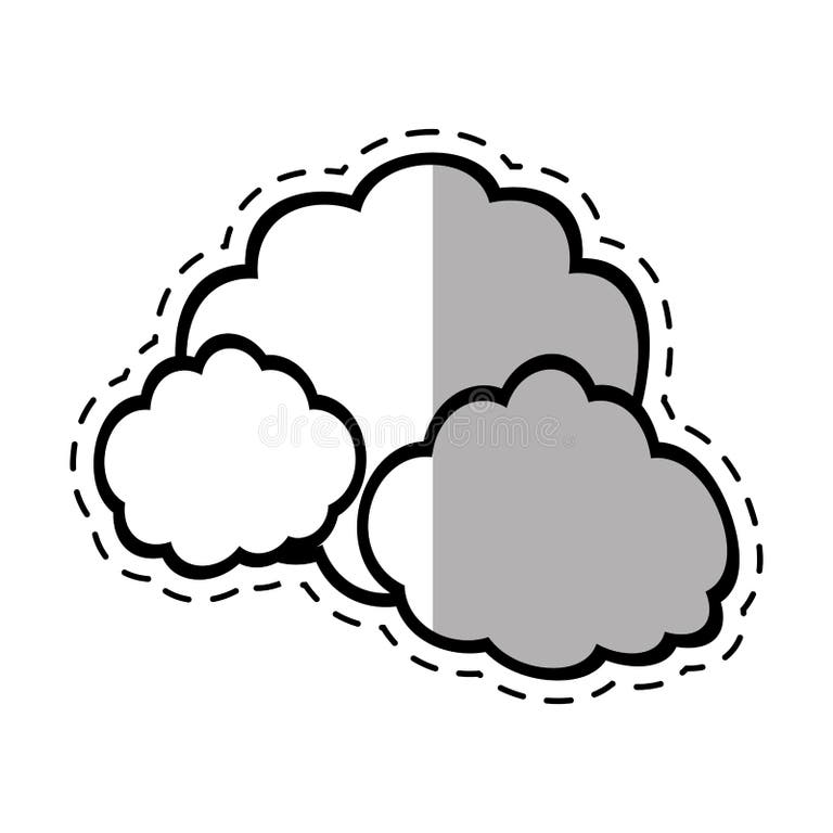 Cloud Climate Weather Shadow Stock Illustration - Illustration of ...