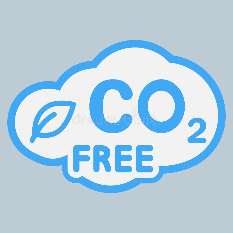Cloud of CO2 Gas. CO2 Free Icon. Carbon Dioxide Formula Symbol, No Smog ...