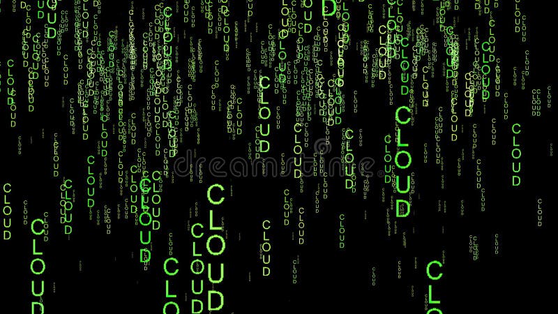 Cloud Code on the Web Concept Stock Illustration - Illustration of ...
