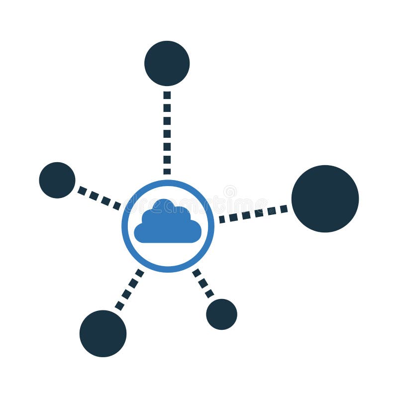 Cloud, Communication, Connectivity Icon. Editable Vector Graphics ...