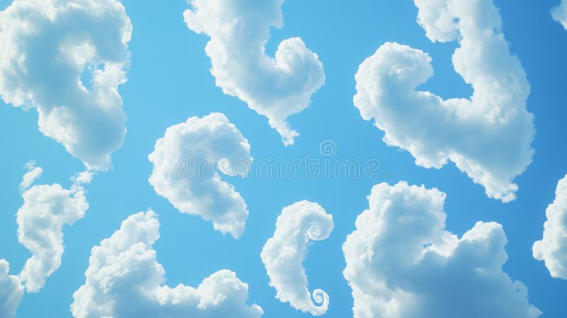 Cloud Composition Question Mark Cloudscape, Sky Art, Cumulus Design ...
