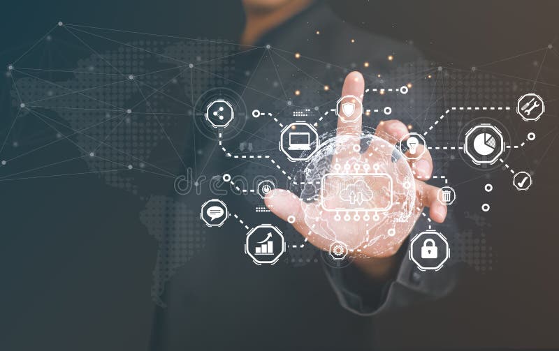 Cloud Computer Technology.Internet of Things,technology Big Data ...