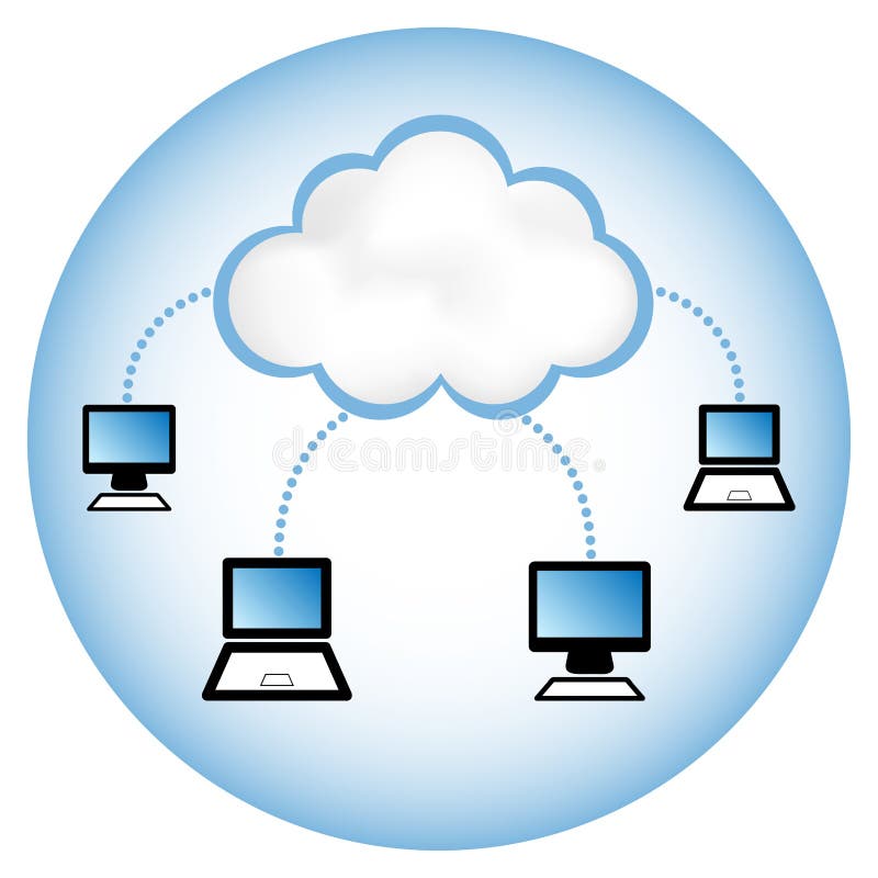 Cloud Computing stock vector. Illustration of desktop - 18156378