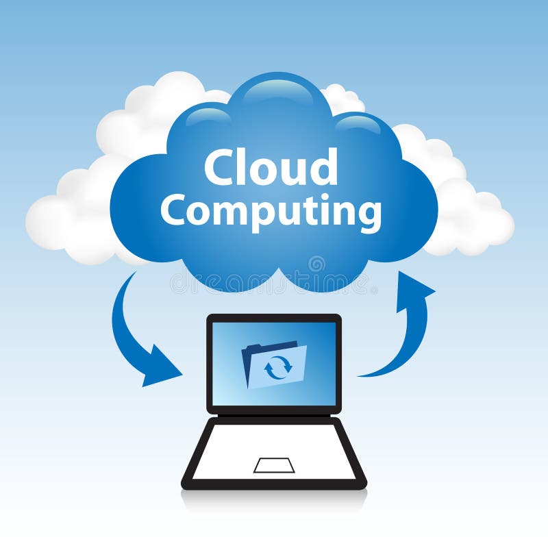 Cloud Computing stock vector. Illustration of desktop - 18156378