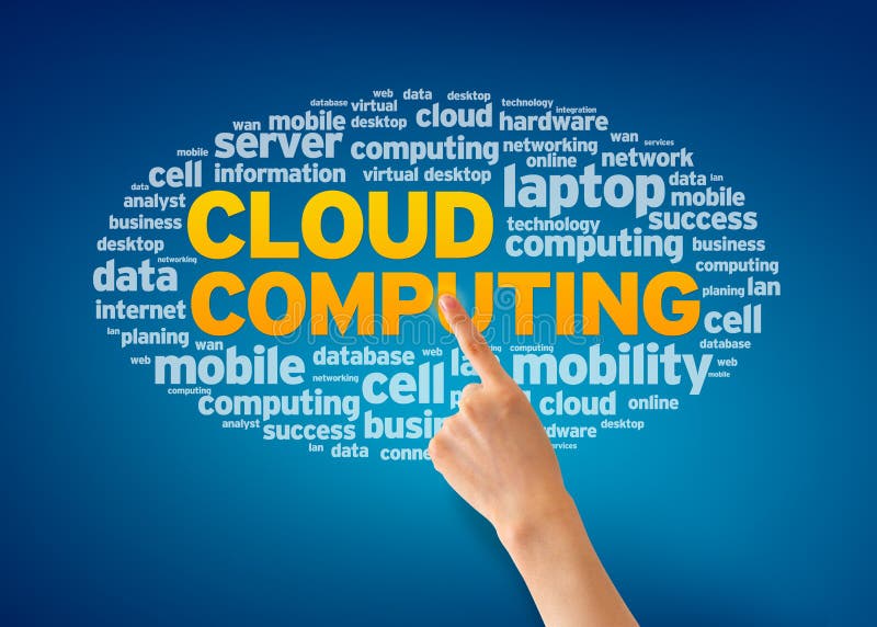 Cloud computing. stock image. Image of future, networking - 28742059