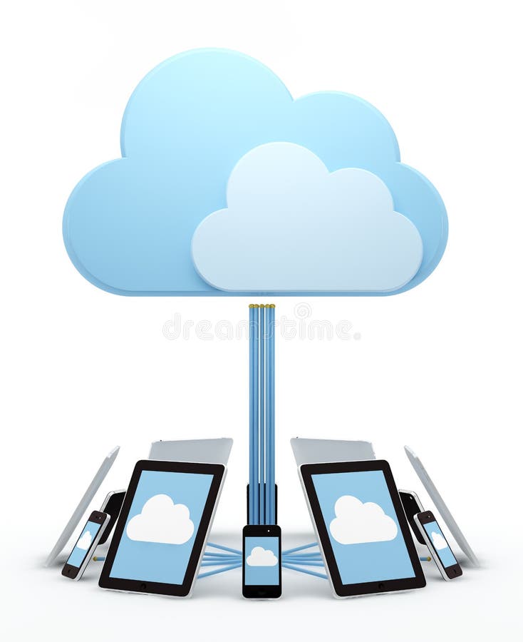 Cloud computing, code rain stock illustration. Illustration of connectivity - 25507625