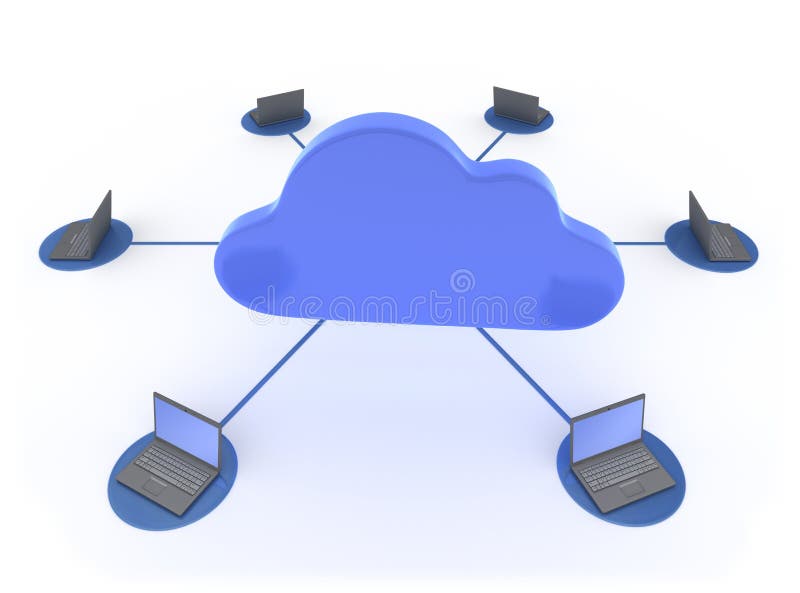 Cloud Glossy Icon Set of 9 (Cloud Computing Concep Stock Vector - Illustration of computer ...
