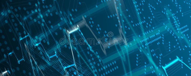 Cloud and Computing Abstract Technology Backgeound with Circuit ...