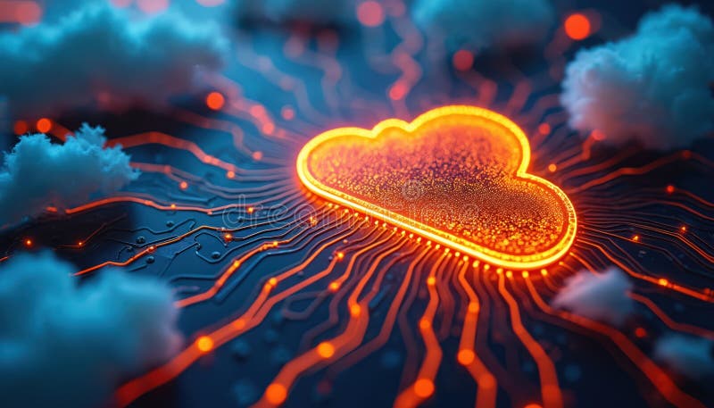 Cloud Computing Architecture Powers Telecommunications Networks. Data Storage, Processing ...