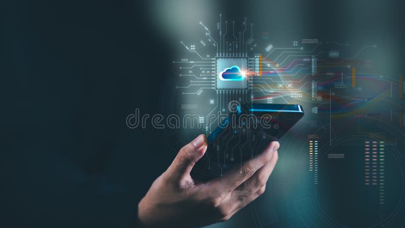 Cloud Computing Backup Technology Concept ,Access To Server ...