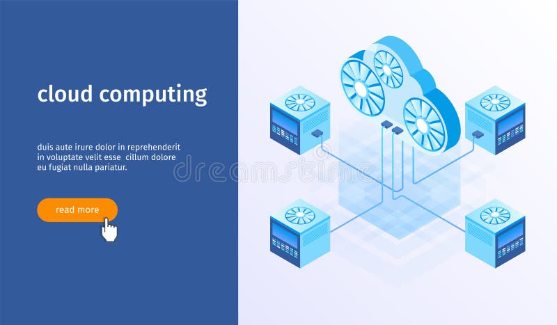 Cloud computing banner 05 stock vector. Illustration of icon - 156887203