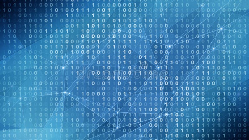 Cyber Attack On Binary Connected Technology Background Exploring Code Of Cloud Computing And