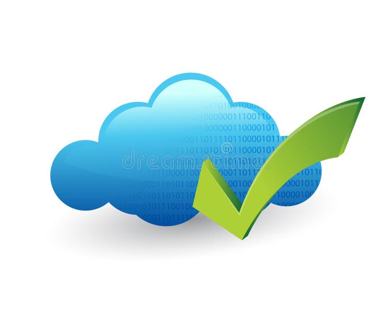 Cloud Checkmark Icon Stock Illustrations – 1,632 Cloud Checkmark Icon ...
