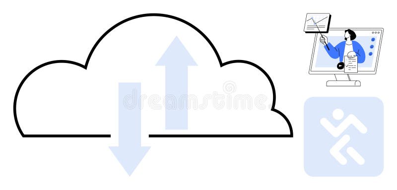 Cloud Computing Communication Network Stock Illustrations – 188,572 ...