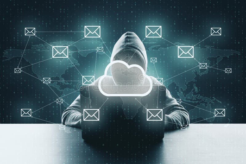 Cloud Computing and Communication Concept Stock Image - Image of ...