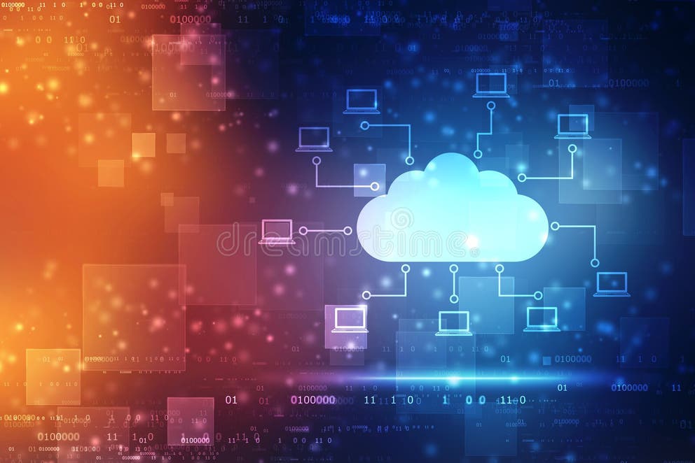 Cloud Computing Concept Background, Digital Abstract Technology ...