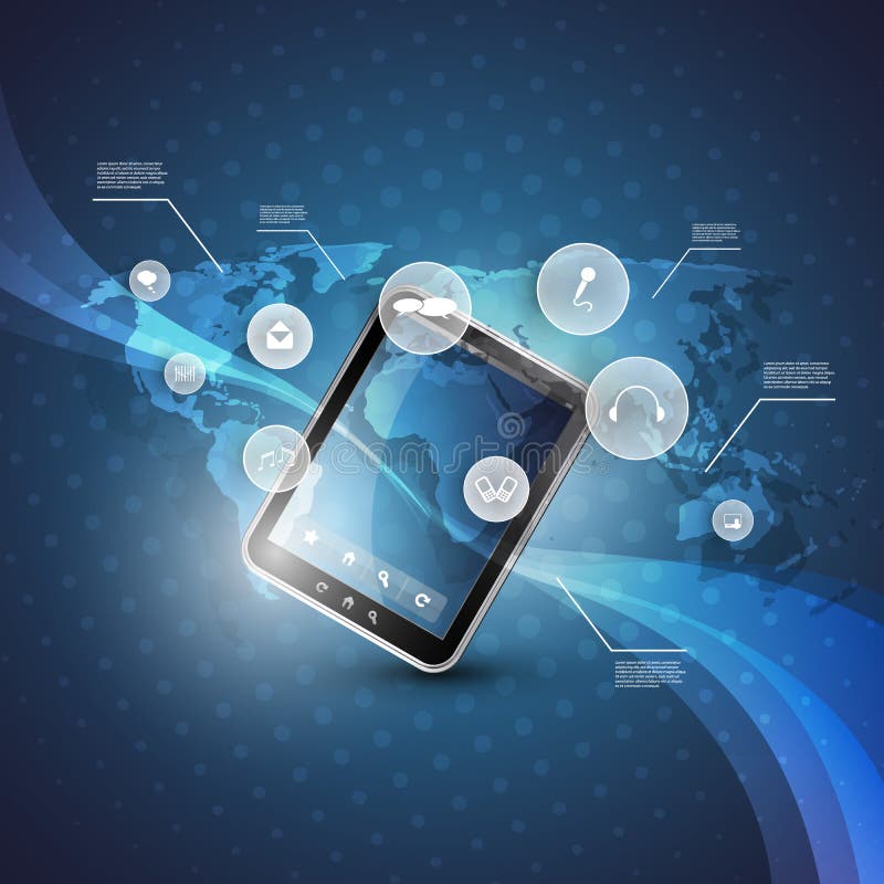 Cloud Computing Network Concept Stock Vector - Illustration of global, blog: 32017934