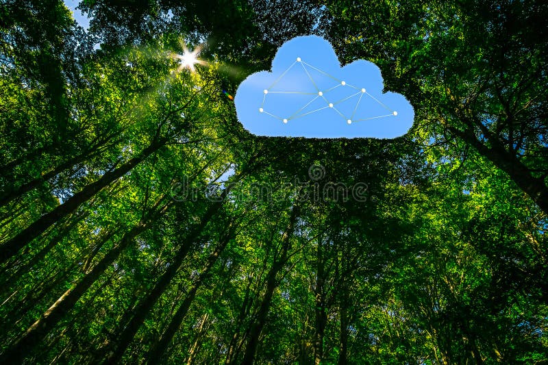 Cloud Computing Concept stock photo. Image of connect - 290141286