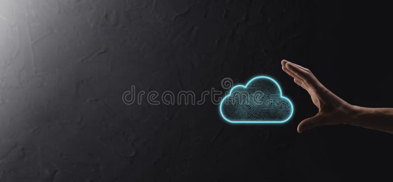 Cloud Computing Concept,cloud for Transfer Data.Cloud Computing, Big Data Center, Future ...