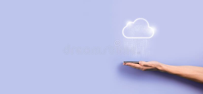 Cloud Computing Concept,cloud for Transfer Data.Cloud Computing, Big Data Center, Future ...