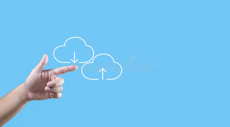 Cloud Computing Concept, Connect Communication Equipment Information ...