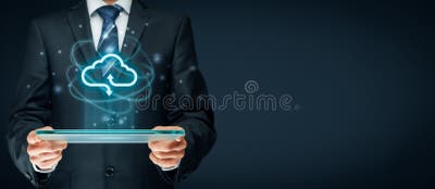 Cloud computing stock image. Image of horizontal, business - 91439183