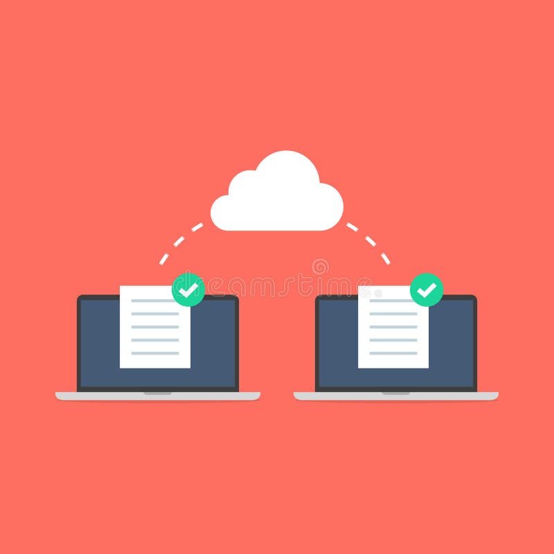 Virtual Documents Cloud Stock Illustrations – 688 Virtual Documents ...