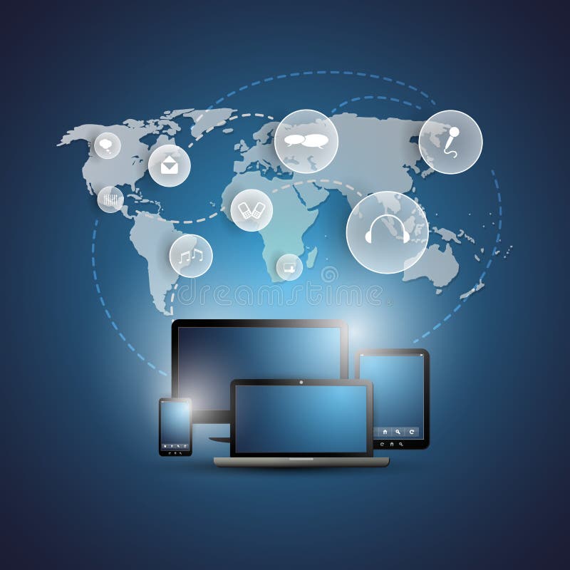 Cloud Computing Design Devices Connected Stock Illustrations – 764 ... Cloud Computing Design Devices Connected Stock Illustrations – 764 ...