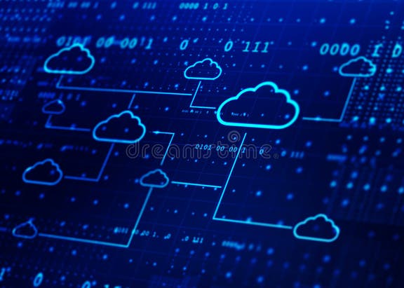 Cloud Computing Concept, Integrated Digital Web Concept Background ...