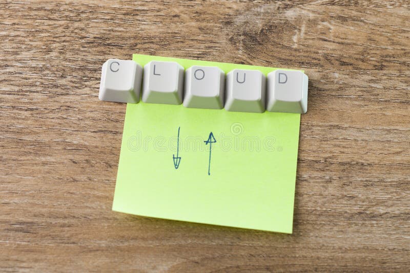 Cloud computing concept stock image. Image of computer - 44639781