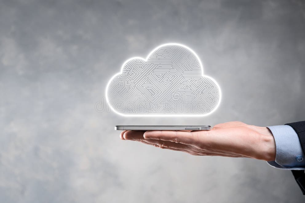 Cloud Computing Concept Cloud Pour Le Transfert Datacloucomputing Big Data Center Future ...