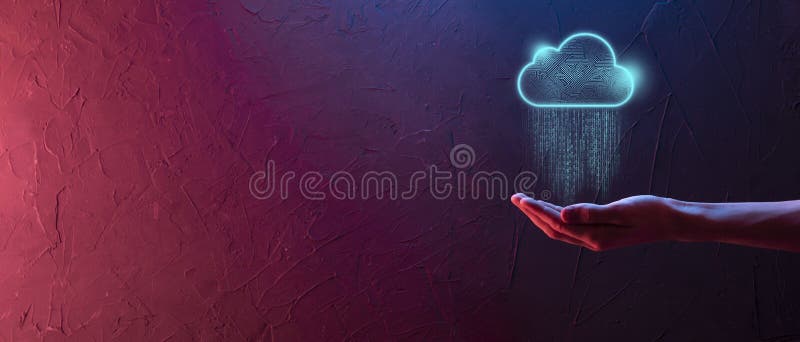 Cloud Computing Concept,cloud for Transfer Data.Cloud Computing, Big Data Center, Future ...