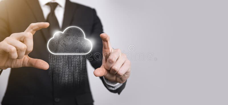 Cloud Computing Concept,cloud for Transfer Data.Cloud Computing, Big Data Center, Future ...