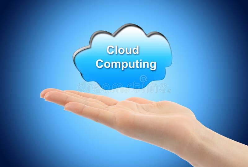 Cloud computing. stock image. Image of future, networking - 28742059