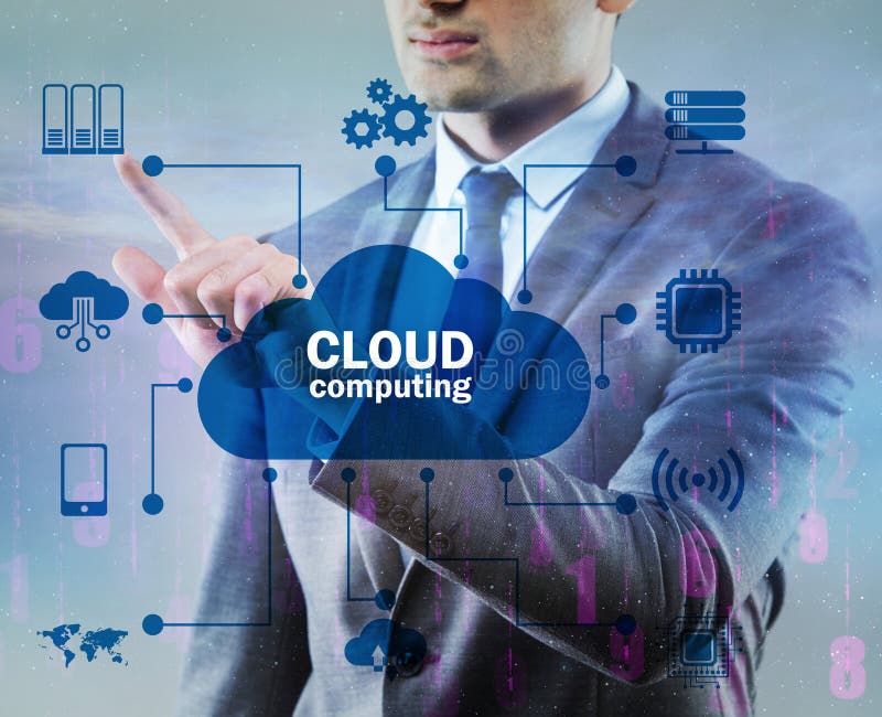 Cloud Computing in Technology Concept Stock Image - Image of connectivity, internet: 222576861