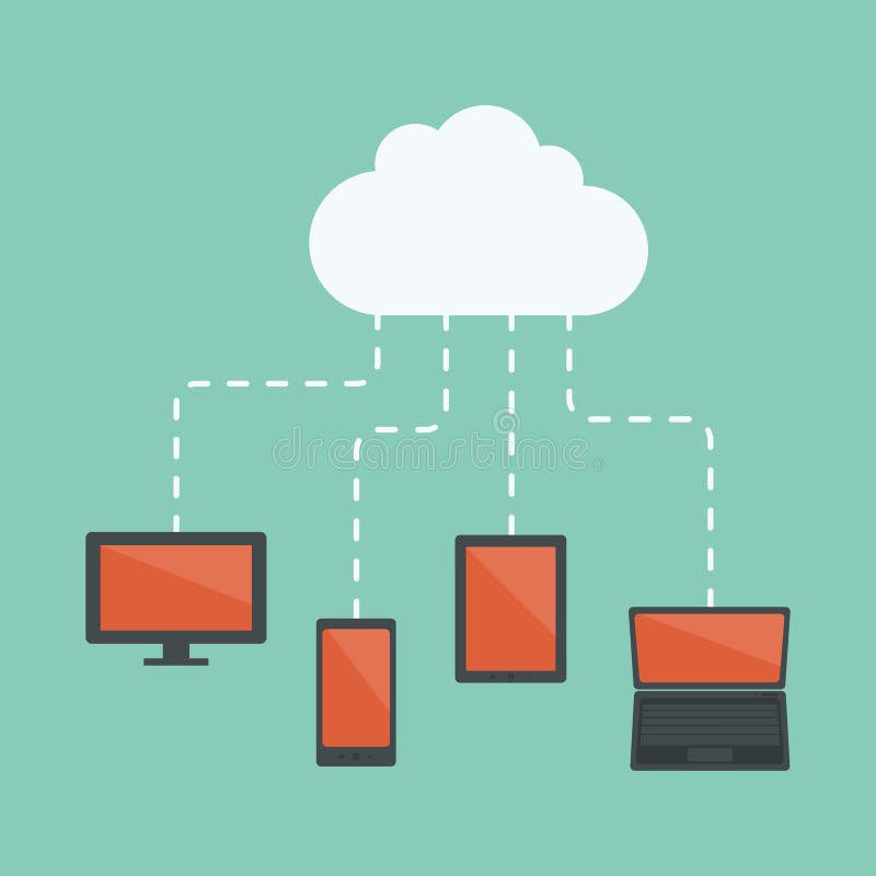 Simple Cloud Computing Icons Set,blue Series Stock Vector ... Simple Cloud Computing Icons Set,blue Series Stock Vector ...