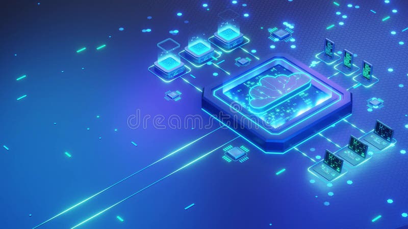 Cloud Computing Concept Background. Stock Video - Video of database ...