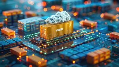 Cloud Computing and Containerization in Modern Technology Stock ...