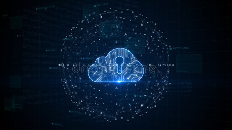 Cloud Computing Of Cyber Security Digital Data Network Protection